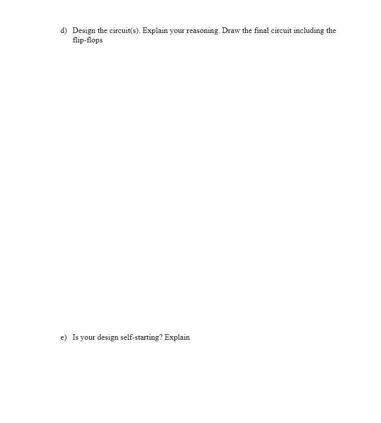 Solved 2. A counter is meant to count in the sequence show | Chegg.com