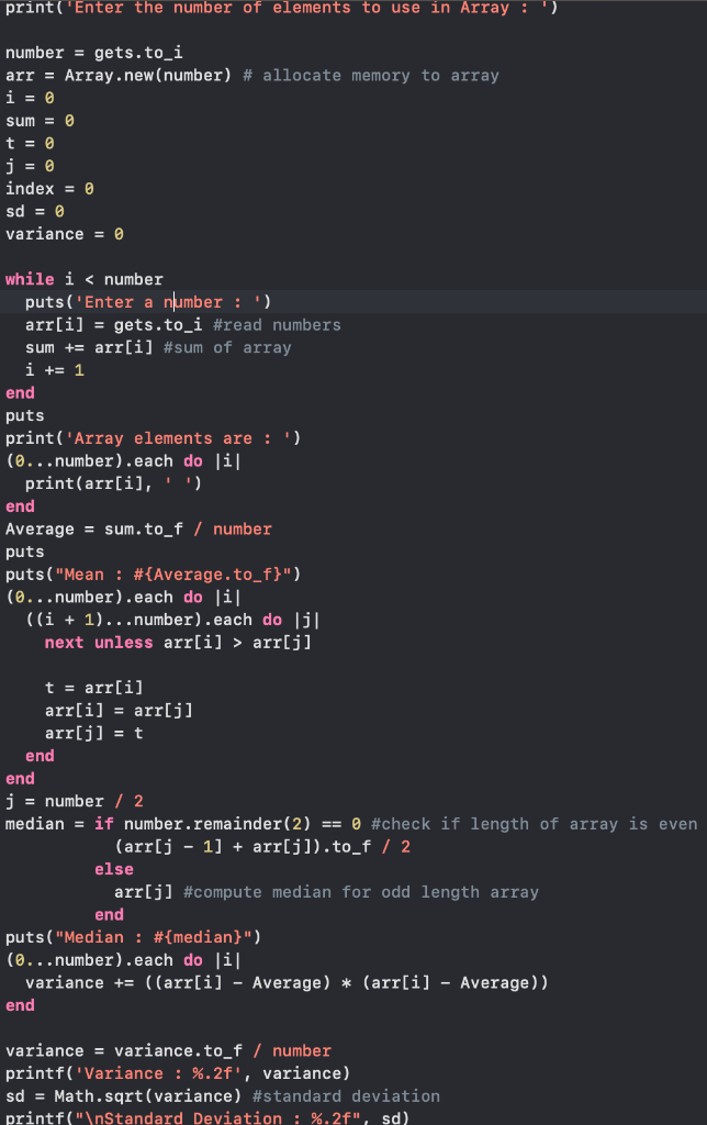 Solved Ruby Programming I need someone to edit the code | Chegg.com