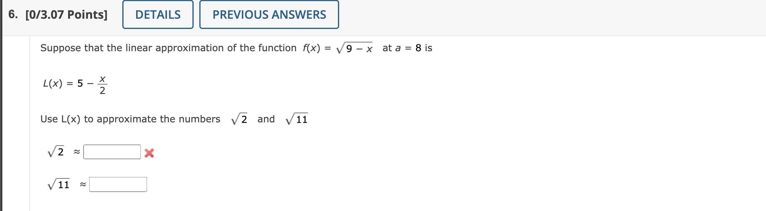 Solved Suppose that the linear approximation of the function | Chegg.com