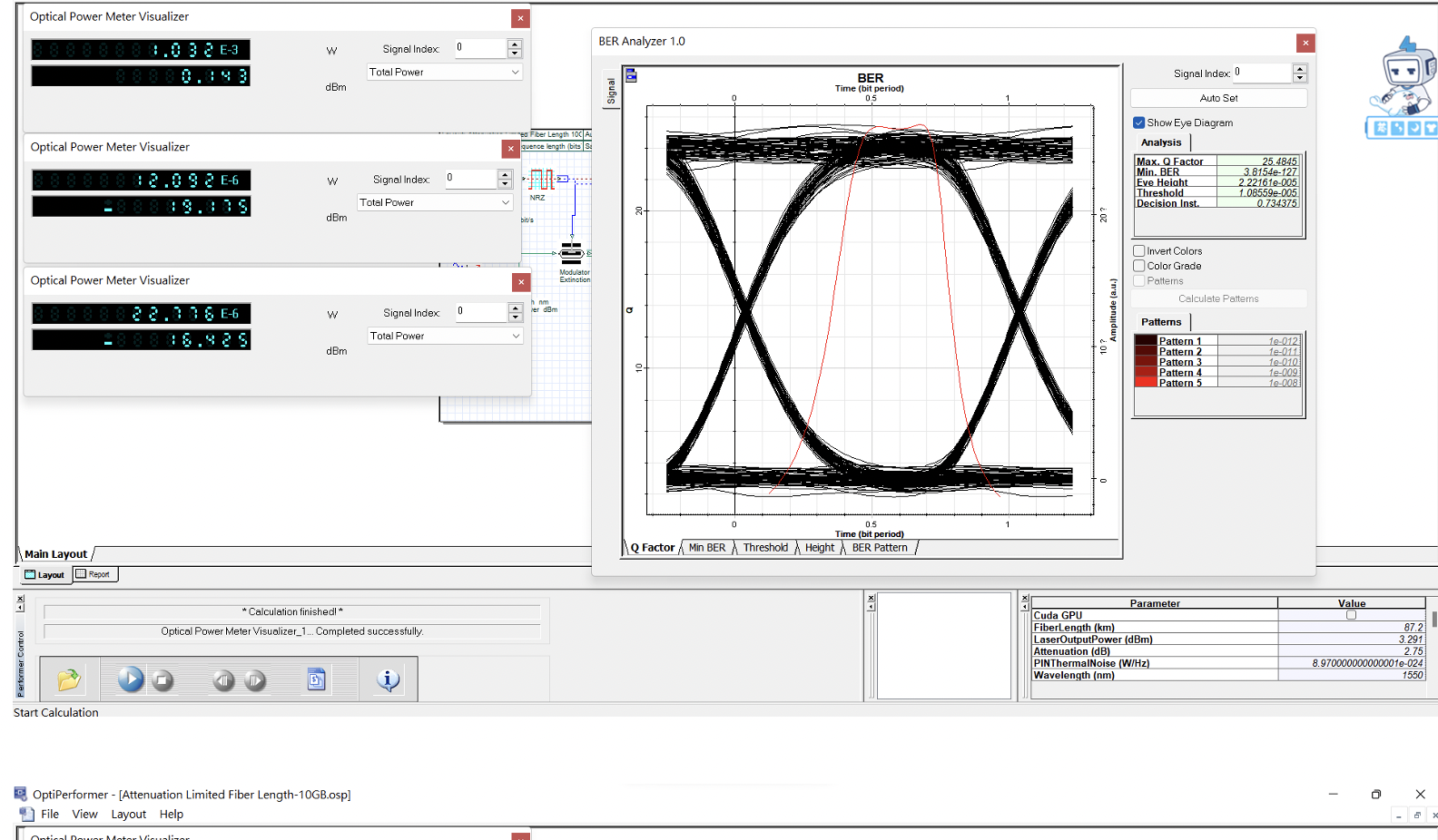 Solved OptiPerformer - [Attenuation Limited Fiber | Chegg.com