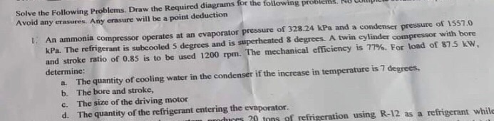Solved Avoid any erasures. Any erasure will be a point | Chegg.com