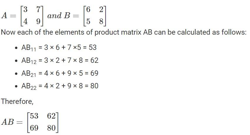 Solved From the above defined formula and procedure, we can | Chegg.com