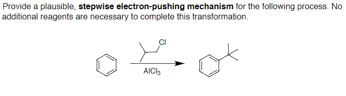 Solved Provide a plausible, stepwise electron-pushing | Chegg.com
