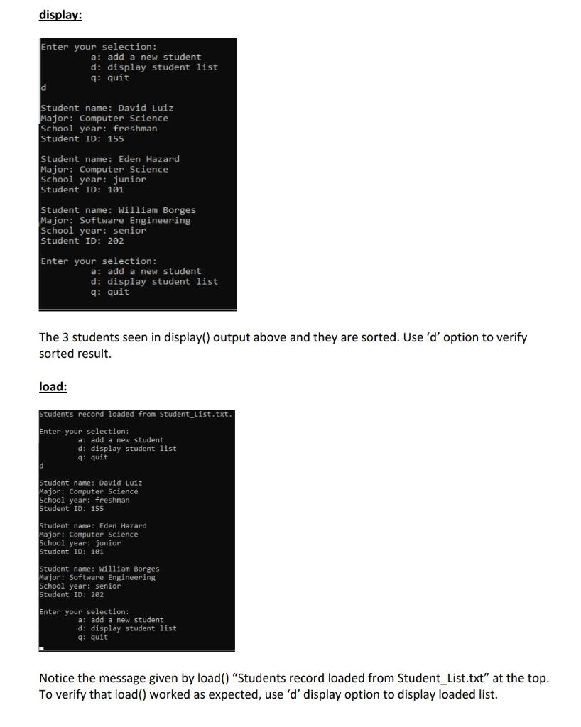 Solved You Are Given A Partially Completed Program Hw04q1c 
