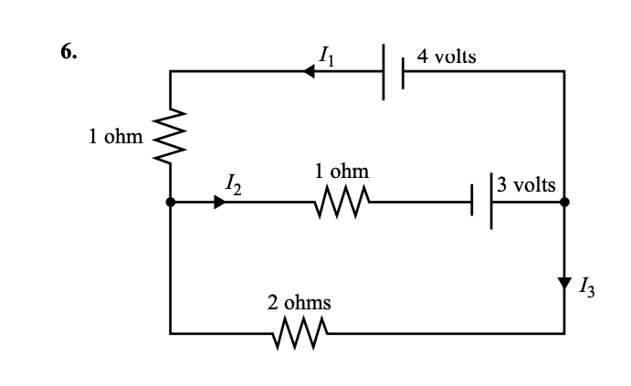Solved In Exercises 5–8, determine the currents in the | Chegg.com Solved In Exercises 5–8, determine the currents in the | Chegg.com