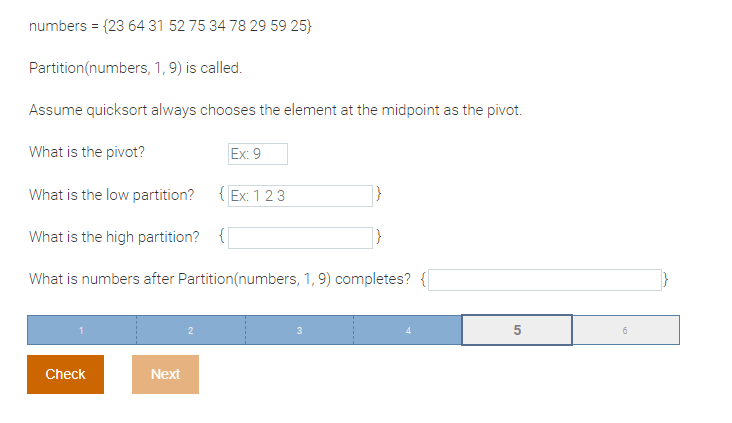 Solved numbers ={23643152753478295925} Partition(numbers, | Chegg.com