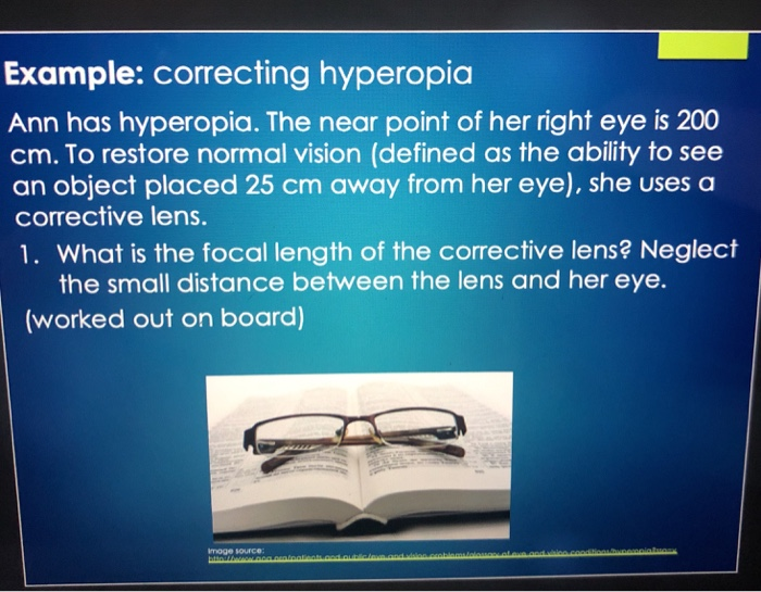 Hyperopia Example
