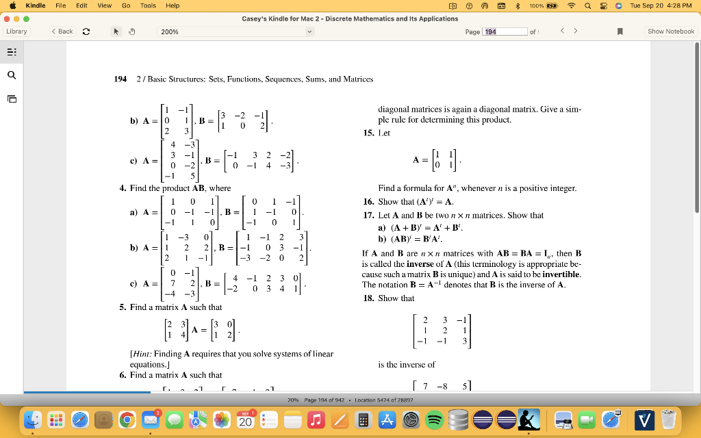 Solved 1942 / Basic Structures: Sets, Functions, Secuences, | Chegg.com
