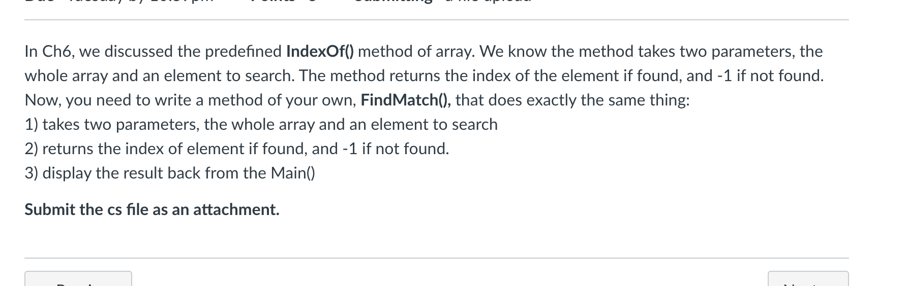 Solved In Cho, we discussed the predefined indexOf() method | Chegg.com