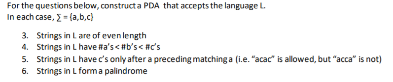 Solved PDA ( push down automaton) diagram. The formal | Chegg.com