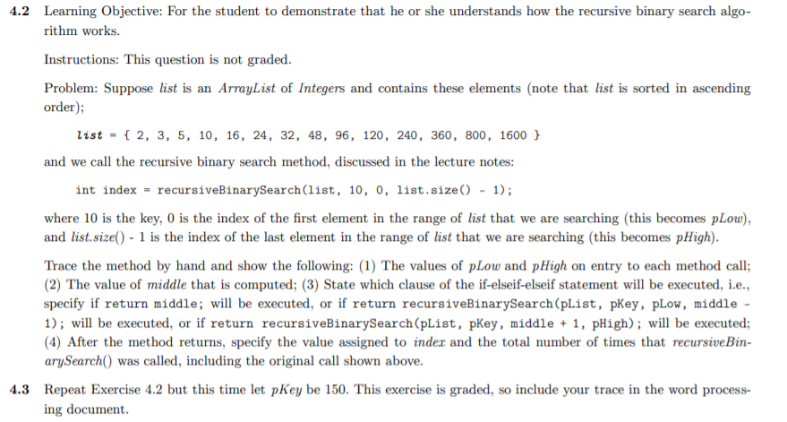 Solved 4.2 Learning Objective: For the student to | Chegg.com