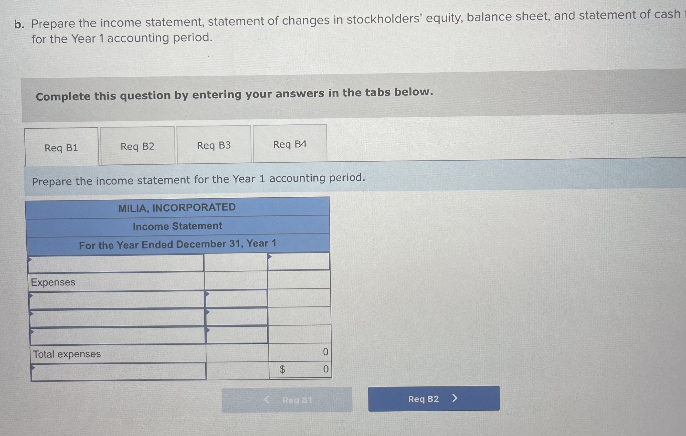 Milea Incorporated experienced the following events | Chegg.com