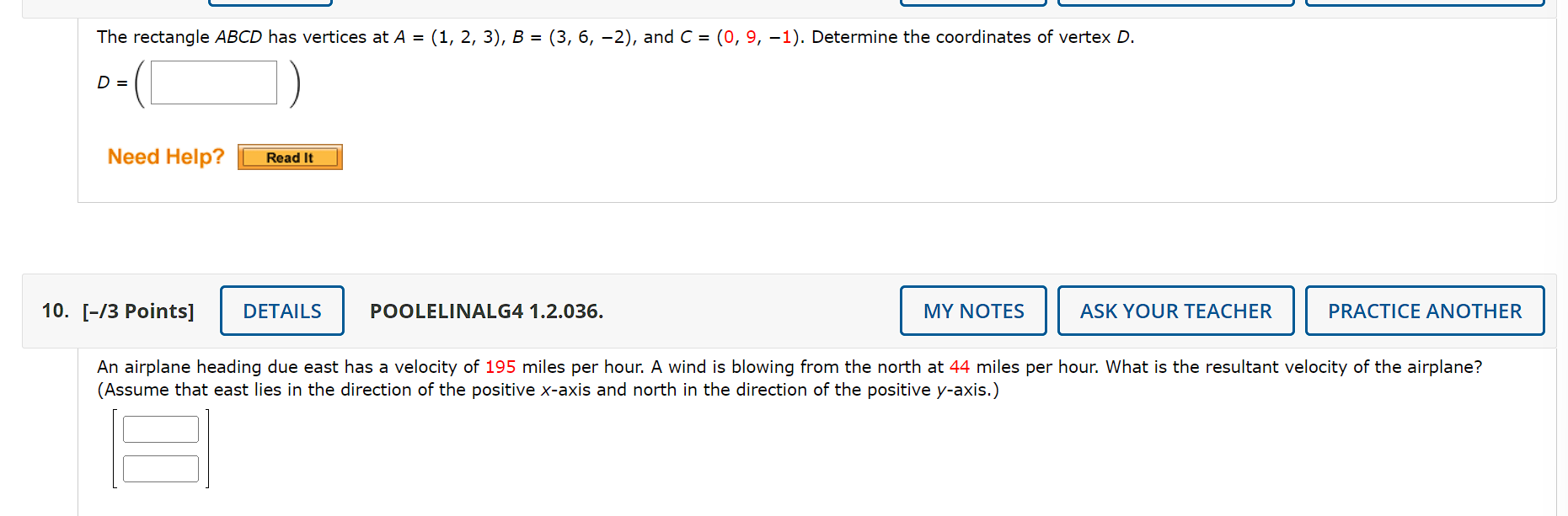 The rectangle ABCD has vertices at | Chegg.com