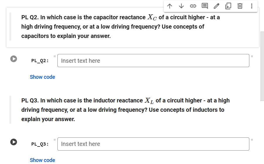 Solved Q2. ﻿In which case is the capacitor reactance X_(C) | Chegg.com