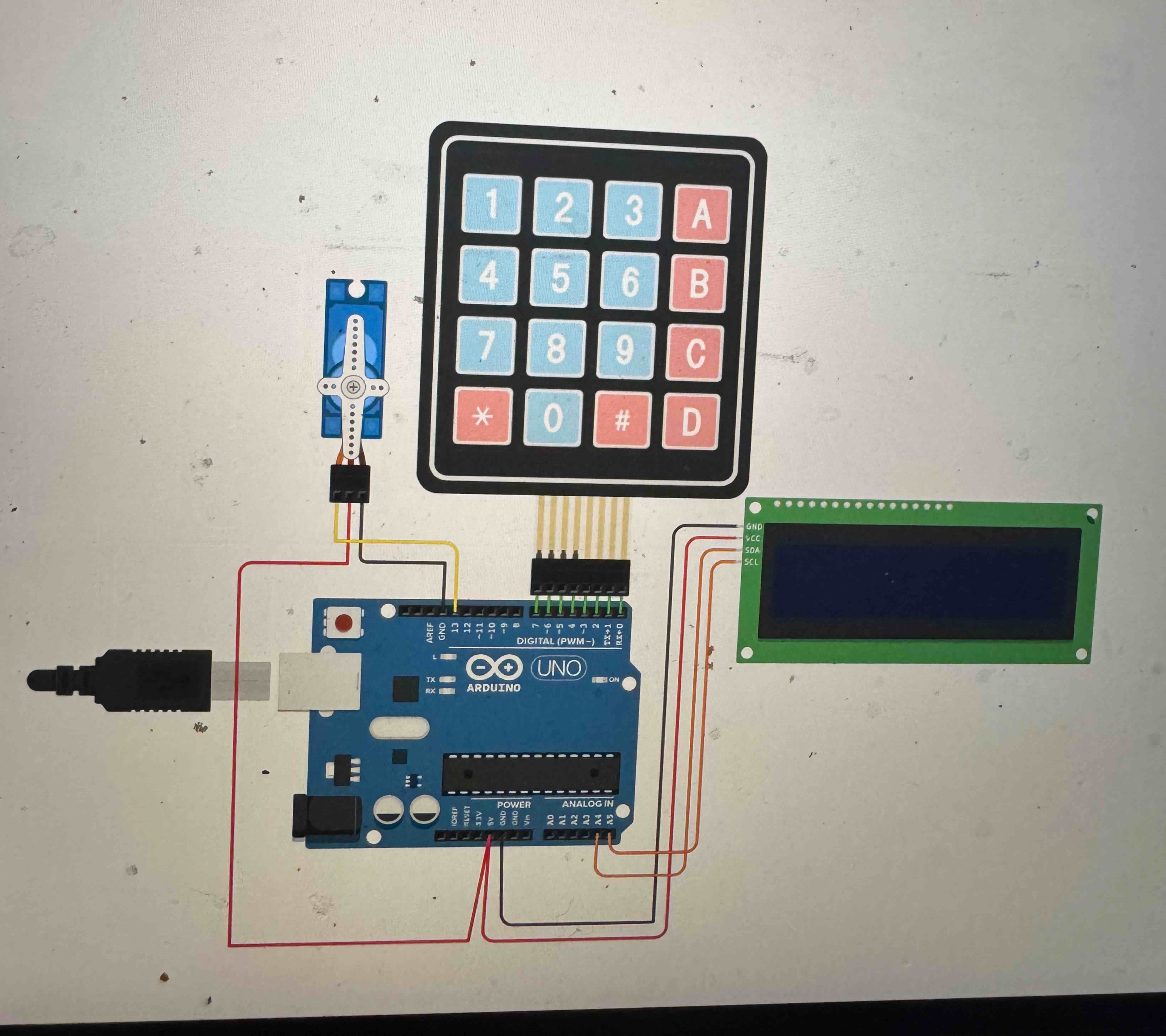 Solved Generate the code for Password Door Lock Arduino | Chegg.com