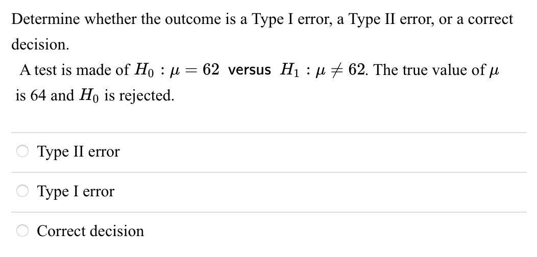 Solved A test of Ho : d = 59 versus Hų :# 59 is performed | Chegg.com