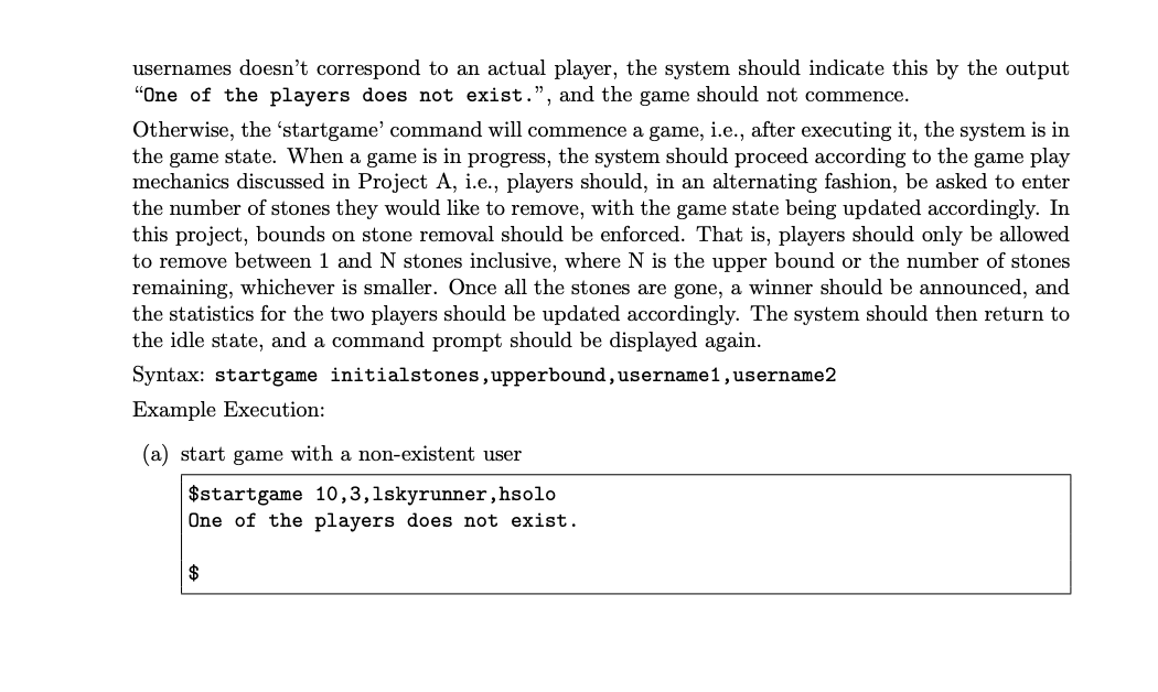 Solved The task is to create a Nim game using JAVA | Chegg.com