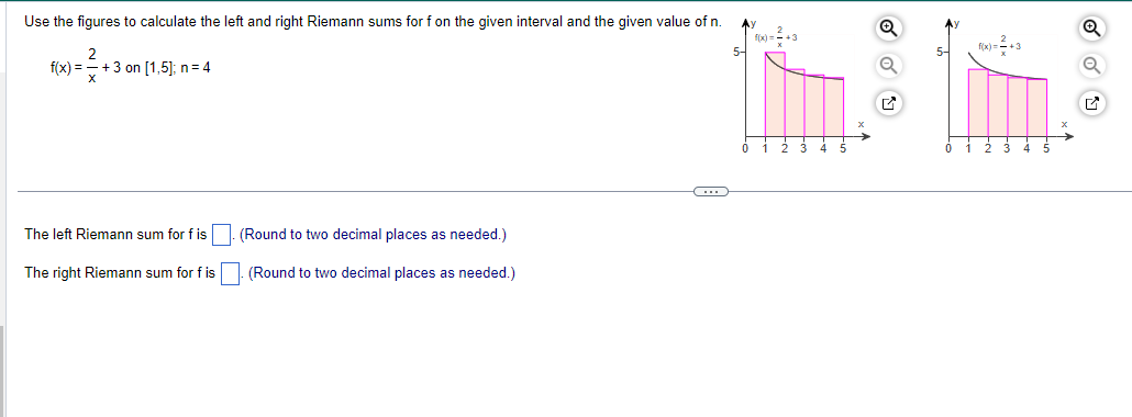 Solved f(x)=x2+3 on [1,5];n=4 The left Riemann sum for f is | Chegg.com
