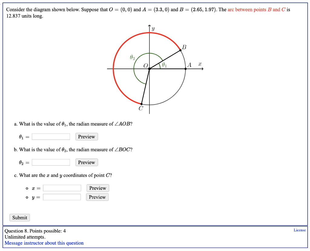 Solved Consider the angle shown below with an initial ray | Chegg.com