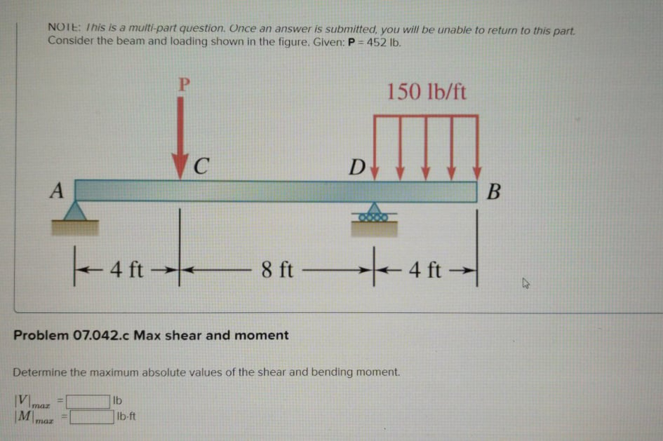 Solved The NOTE: This is a multi-part question. Once an | Chegg.com