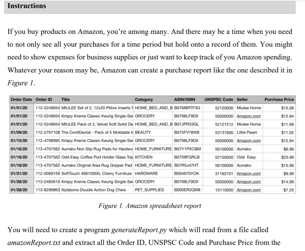 Solved Instructions If you buy products on Amazon, you’re | Chegg.com