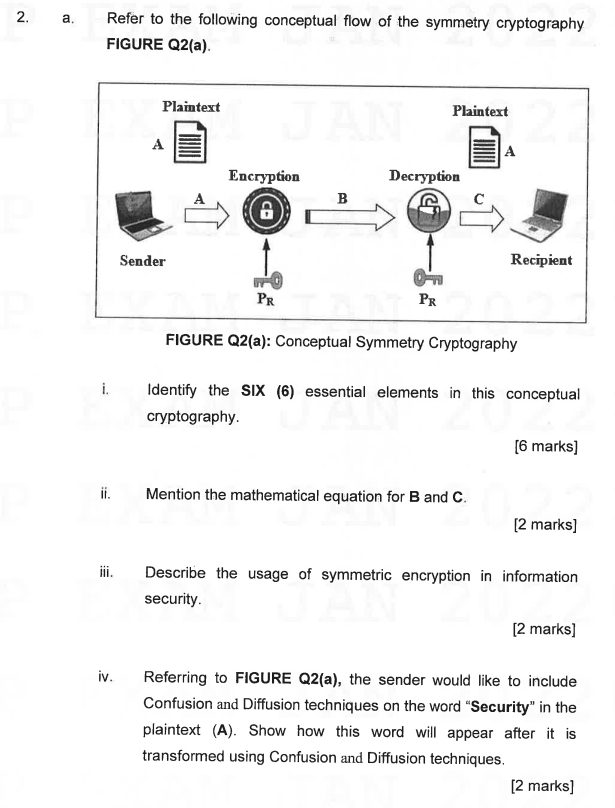 Solved a. Refer to the following conceptual flow of the | Chegg.com