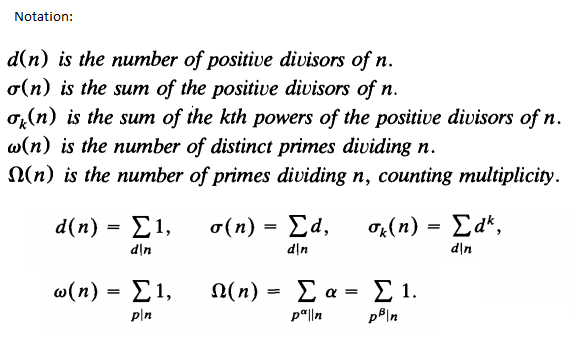 Solved Notation: d(n) is the number of positive divisors | Chegg.com
