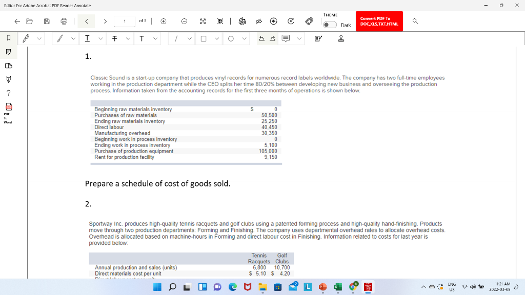 Solved Editor For Adobe Acrobat PDF Reader Annotate 0 X | Chegg.com