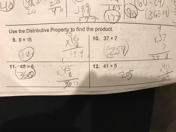 Solved 17 Use the Distributive Property to find the product. | Chegg.com