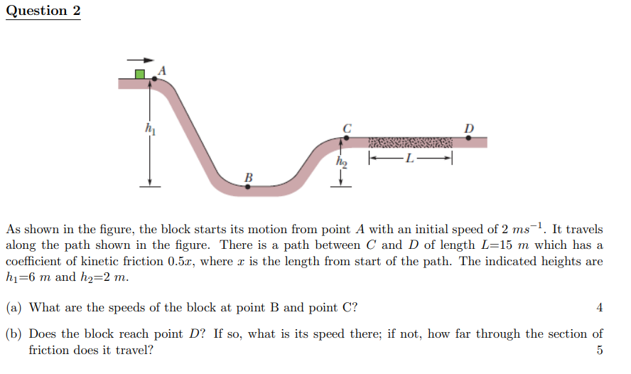 Solved Question 2 h D CA he — B As shown in the figure, the | Chegg.com