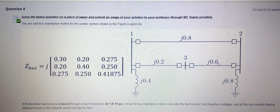 Solved Question 4 3.5 out of 3.5 points Solve the below | Chegg.com