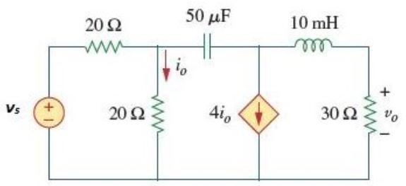 Solved Using The Node Analysis Method Find The Value Of 