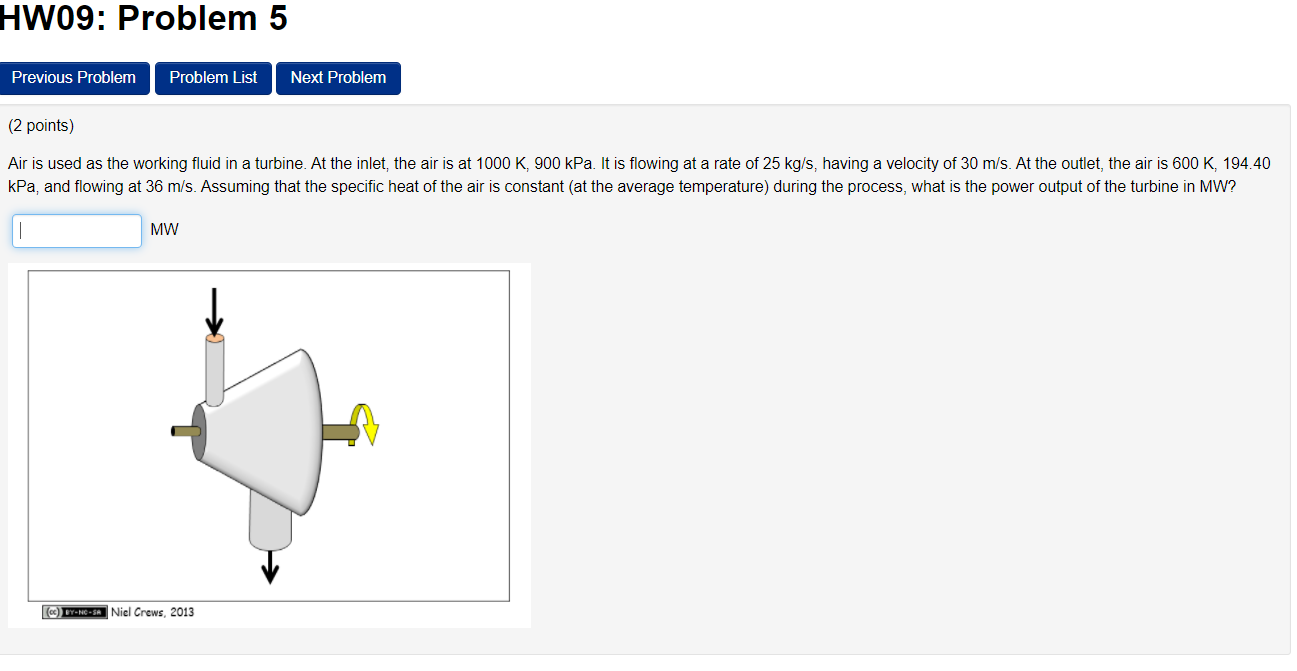 Solved HW09: Problem 5 Previous Problem Problem List Next | Chegg.com
