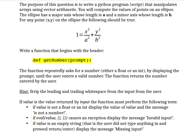 Solved The purpose of this question is to write a python | Chegg.com