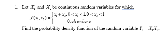 Solved Let X1 and X2 be continuous random variables for | Chegg.com