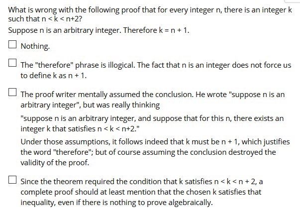 Solved What Is Wrong With The Following Proof That For Every