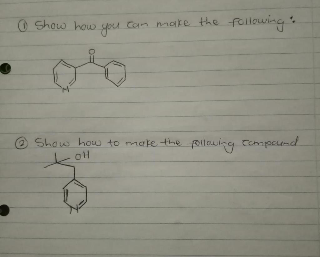 Solved 6 Show how you can make the following: @ Show how to | Chegg.com
