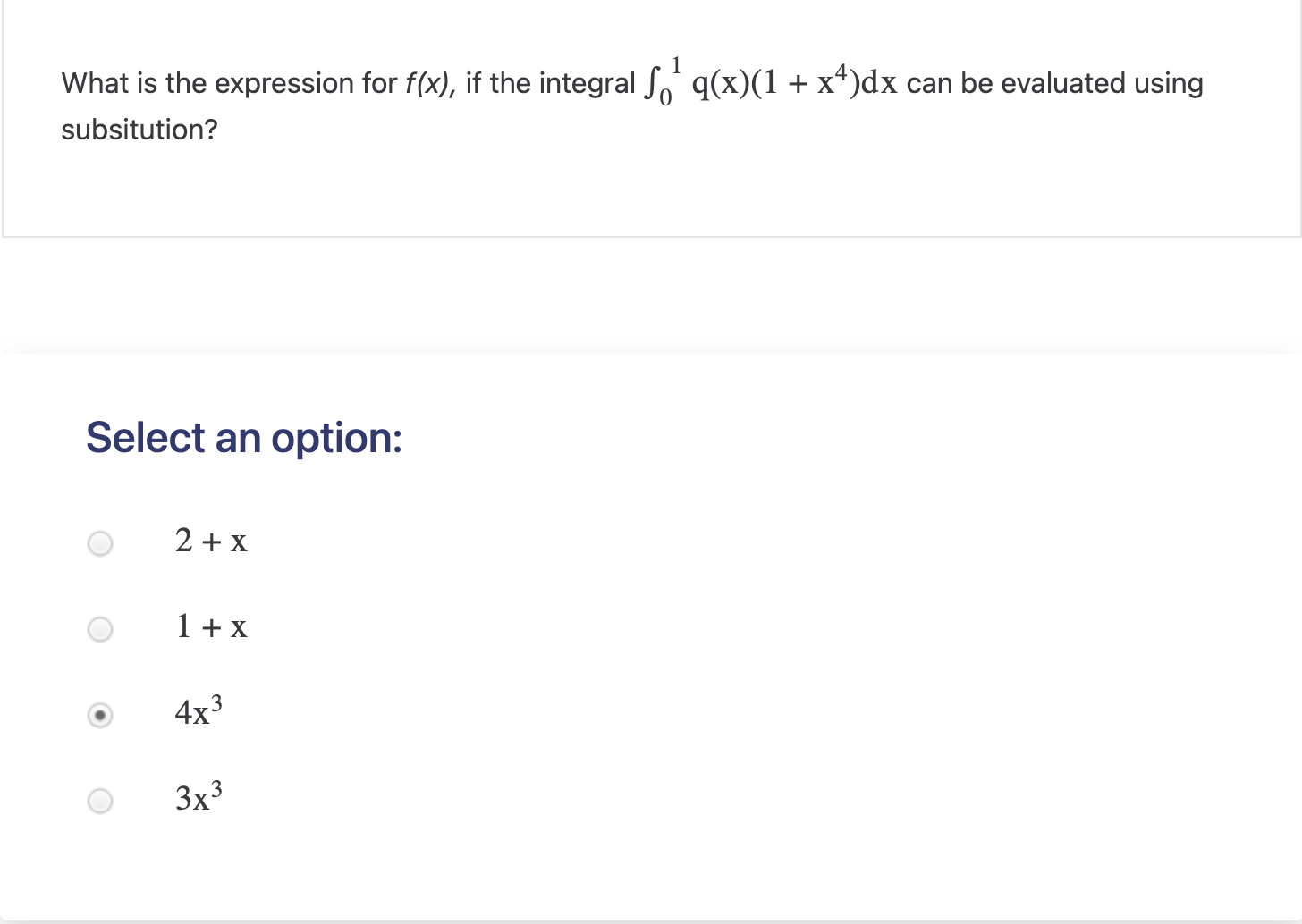 Solved What is the expression for f(x), if the integral | Chegg.com