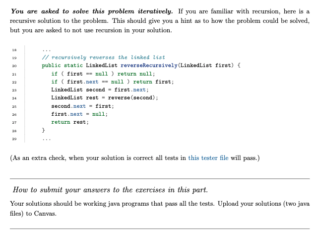 Solved Starter Code file 1 import java.util.*; class | Chegg.com