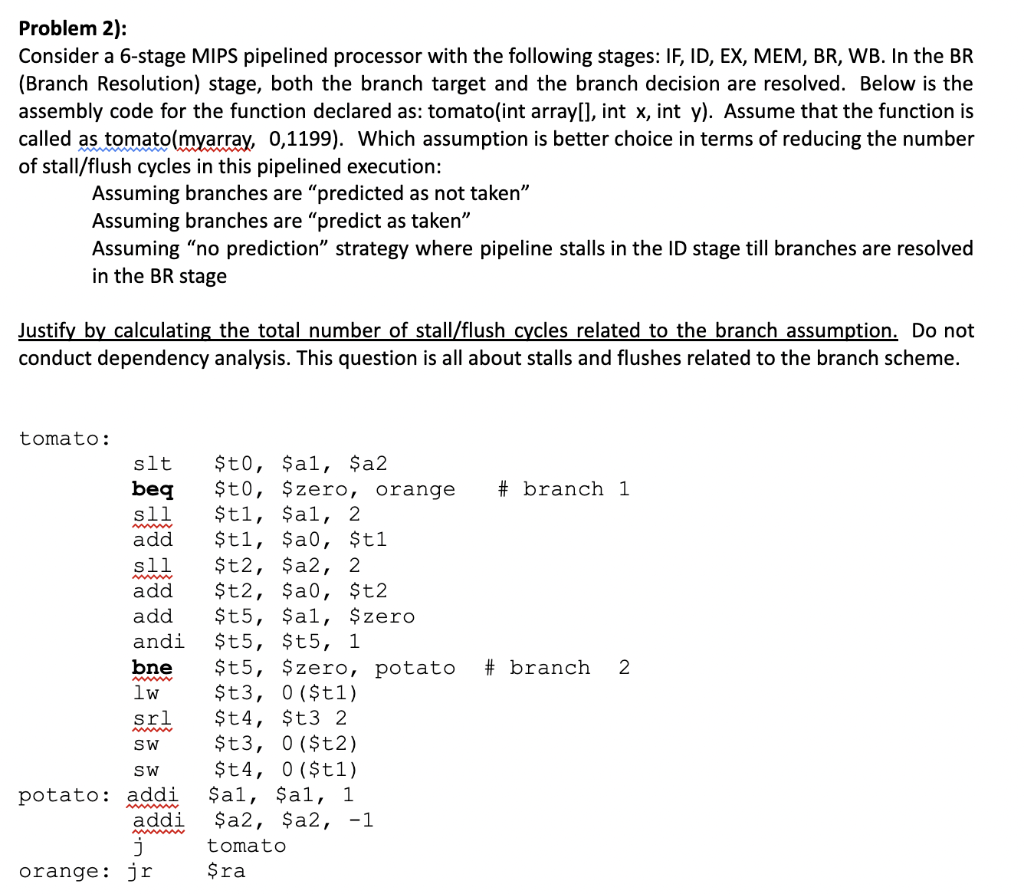 Solved Consider a 6-stage MIPS pipelined processor with the | Chegg.com