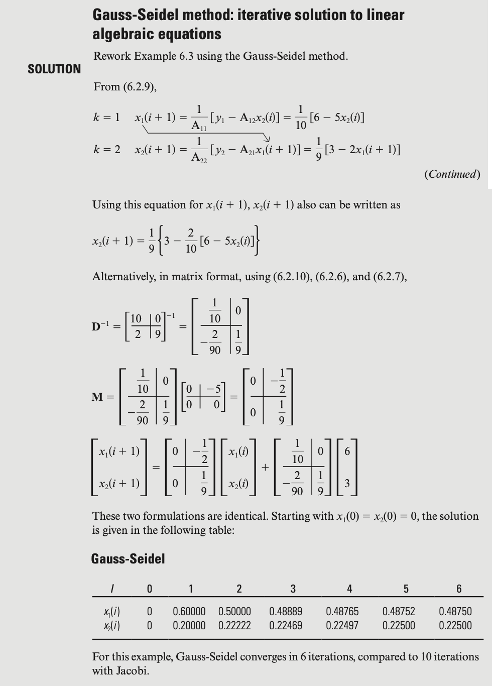 Solved need to solve below problem using Gauss seidel method | Chegg.com