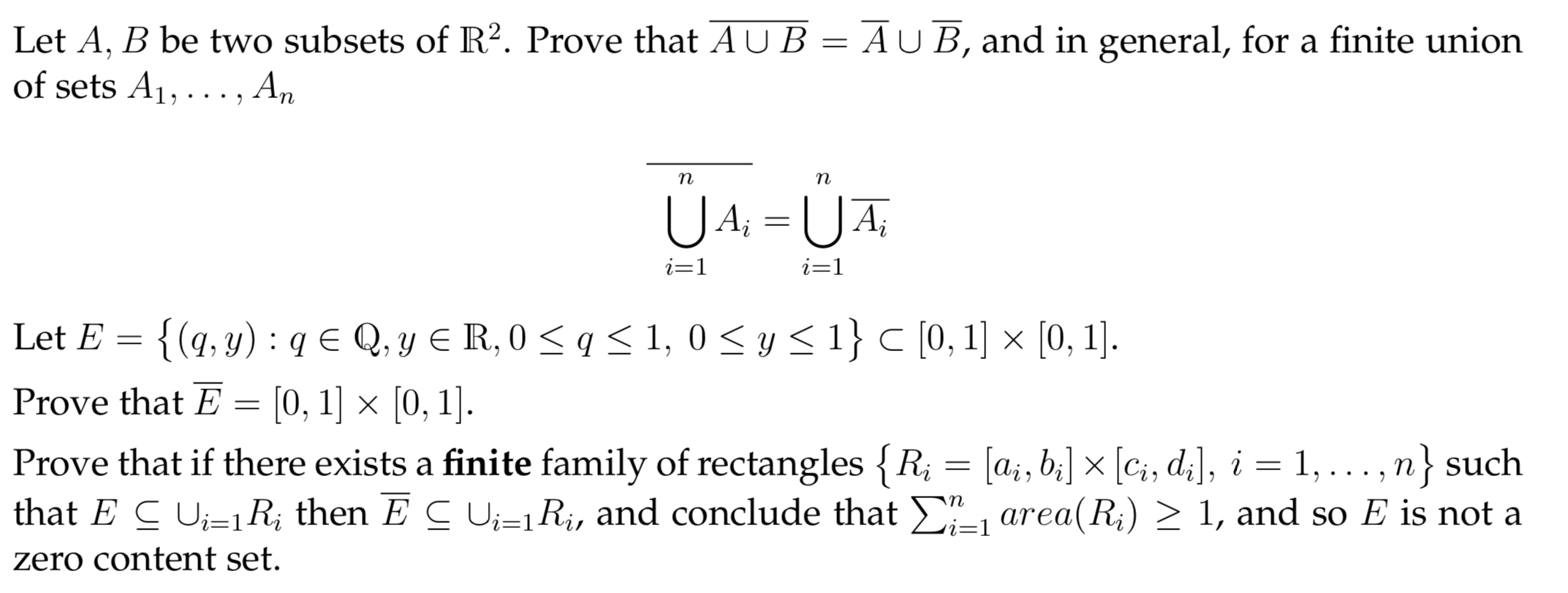 Solved Let A,B be ﻿two subsets of R2. ﻿Prove that | Chegg.com