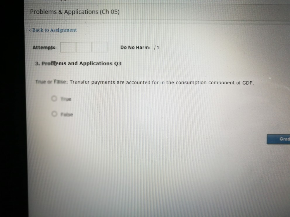 Solved Problems & Applications (Ch 05) Back to Assignment | Chegg.com