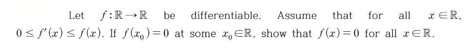 Solved Let f:R →R be differentiable. Assume that for all | Chegg.com