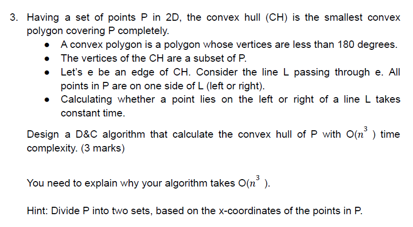 Solved You need to describe your algorithm in pseudocode or | Chegg.com