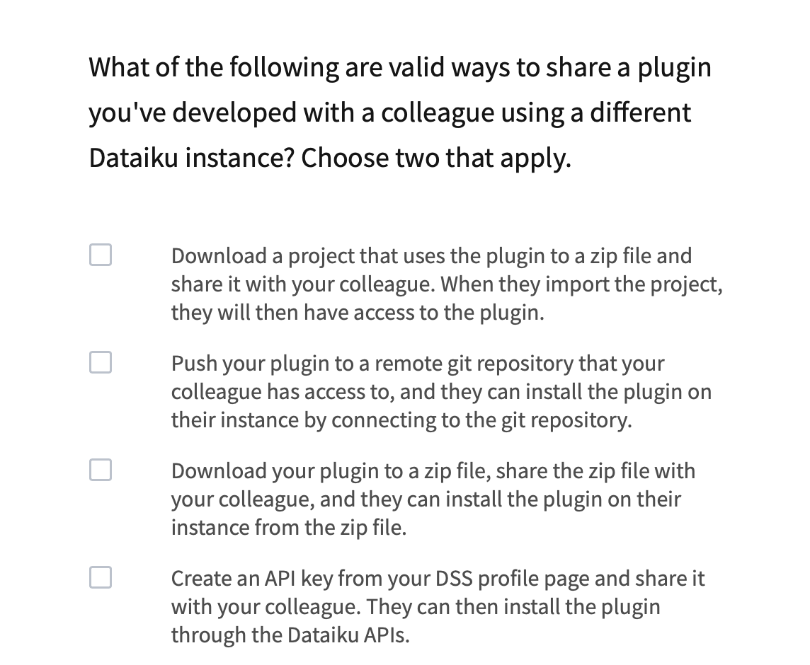 Solved What of the following are valid ways to share a | Chegg.com