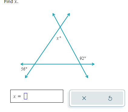 Solved Find x. | Chegg.com