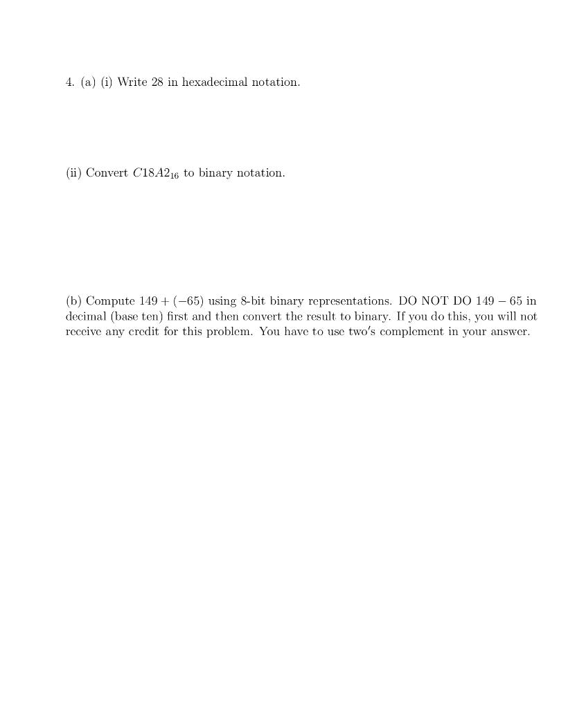 Solved 1. (a) Give one example for each of the following: | Chegg.com