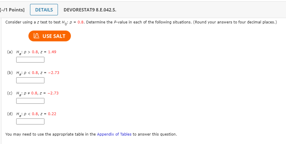 Solved [-/1 Points] DETAILS DEVORESTAT9 8.E.042.S. Consider | Chegg.com