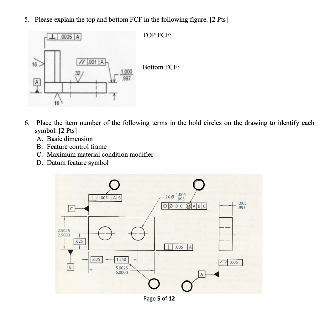 Solved 5. Please explain the top and bottom FCF in the | Chegg.com